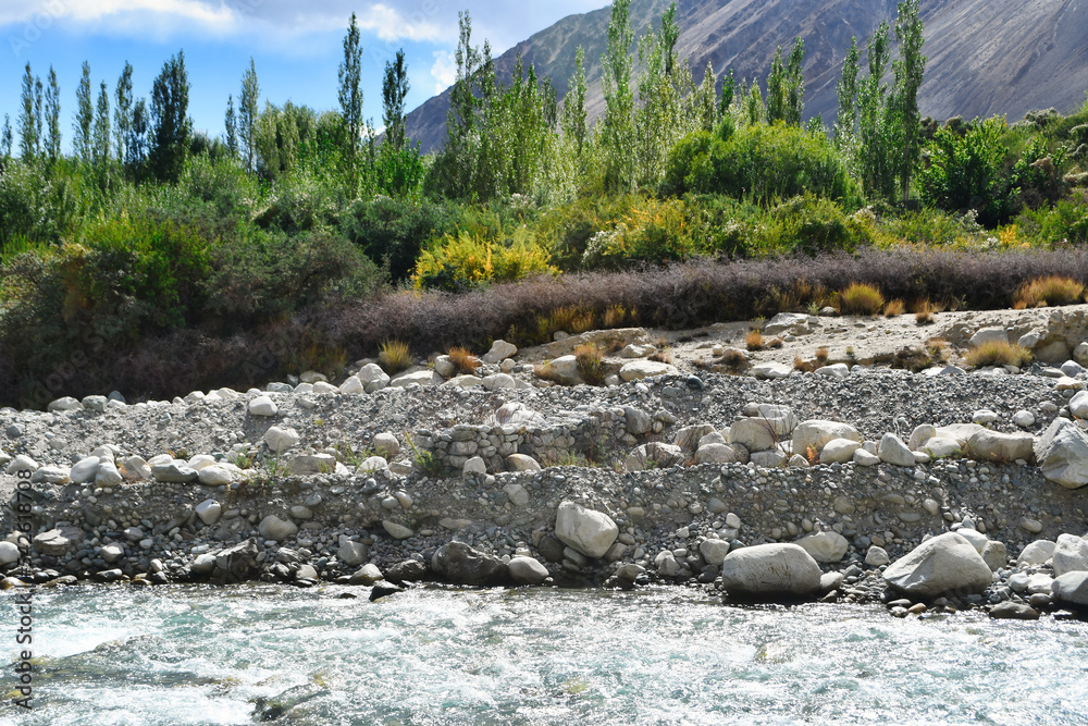 Hunder to Tyakshi, Nubra Valley, Ladakh (India) Also known as Takshi is ...