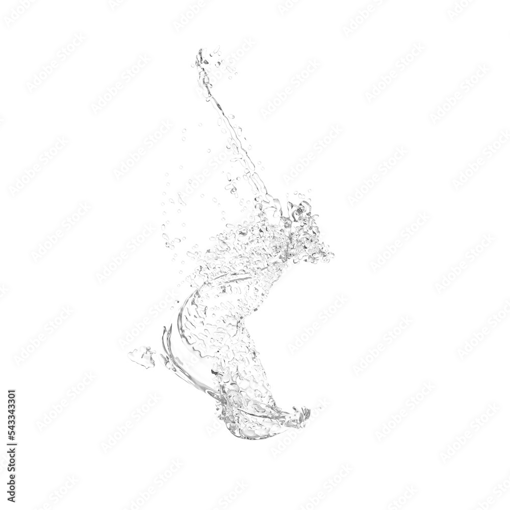 splash isolated on white background Stock Photo | Adobe Stock