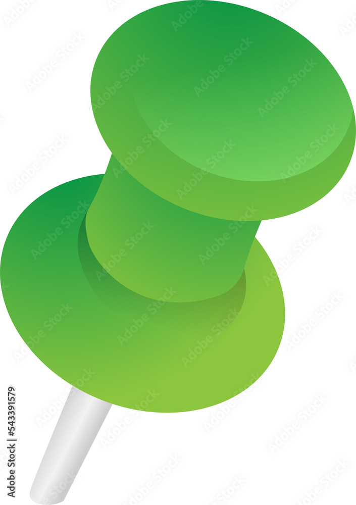 Ilustración de Stock Push Pin | Adobe Stock