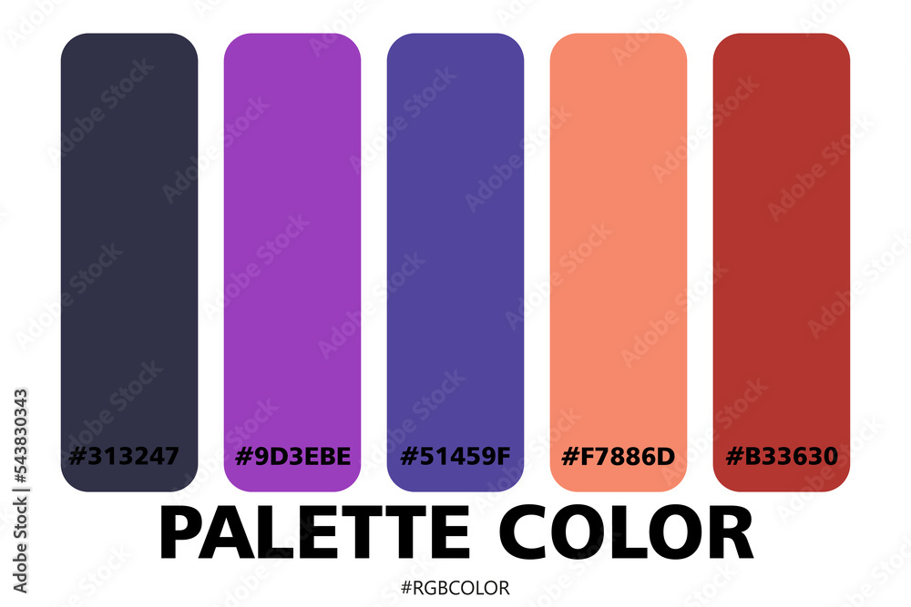 A Collection of Accurately Color Palettes with Codes, Perfect for use ...
