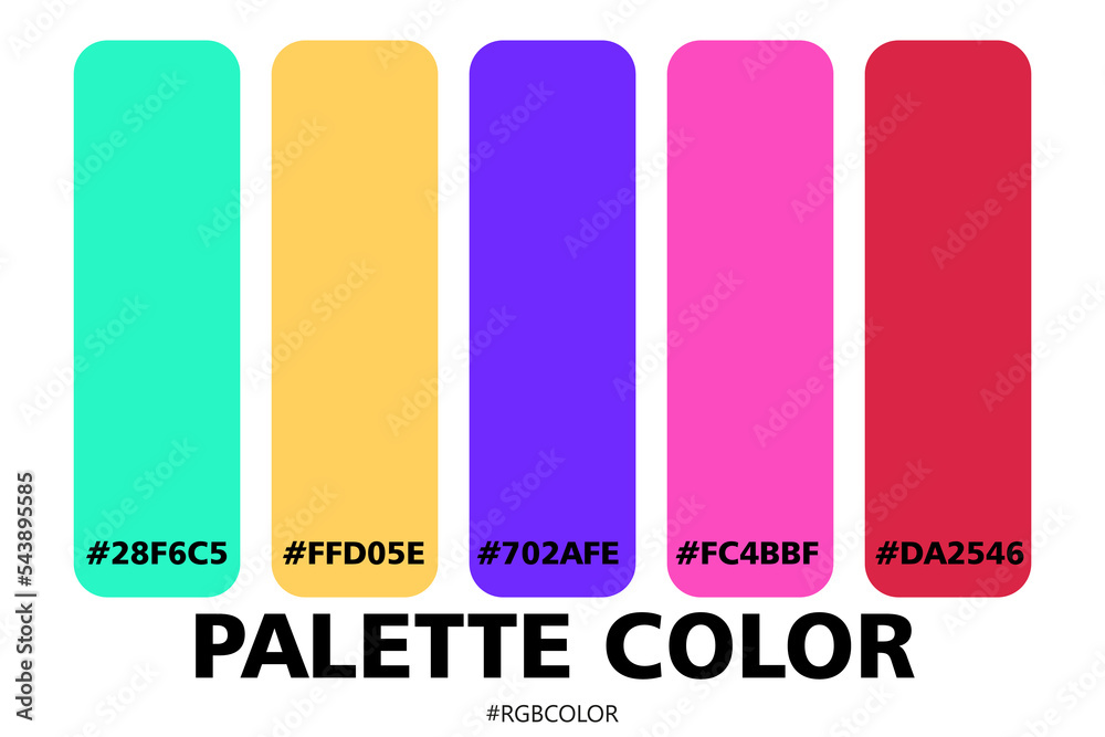 A Collection of Accurately Color Palettes with Codes, Perfect for use ...
