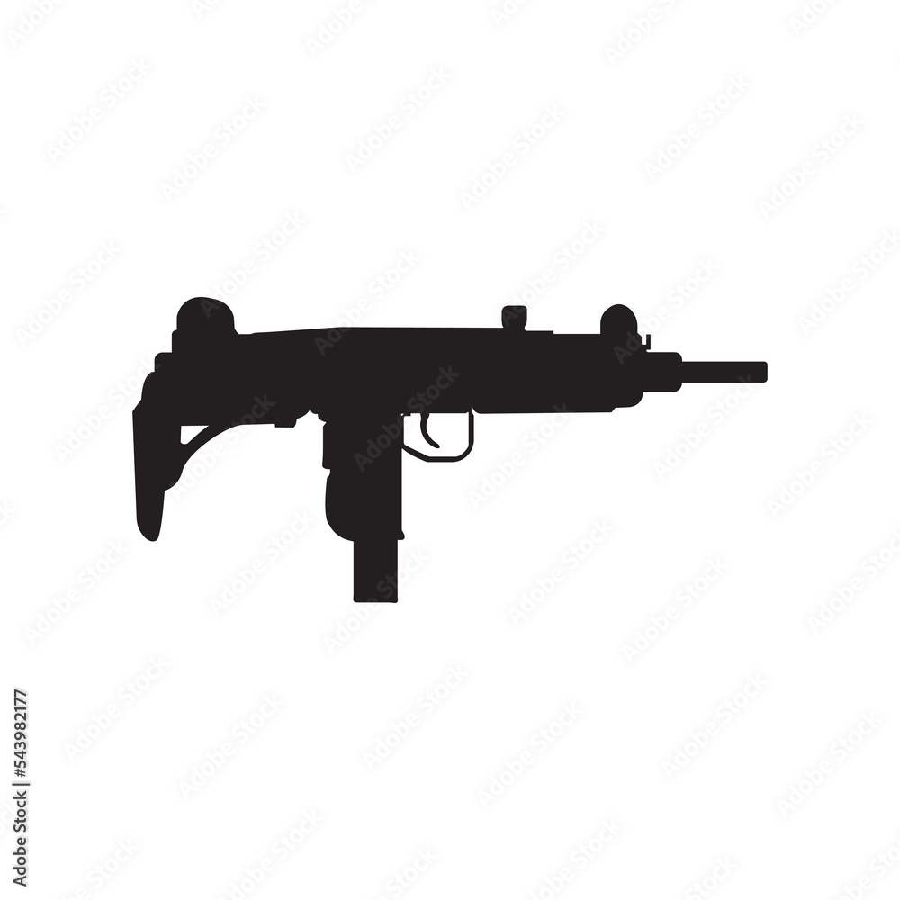 Uzi Israeli open-bolt, blowback-operated submachine guns and machine ...