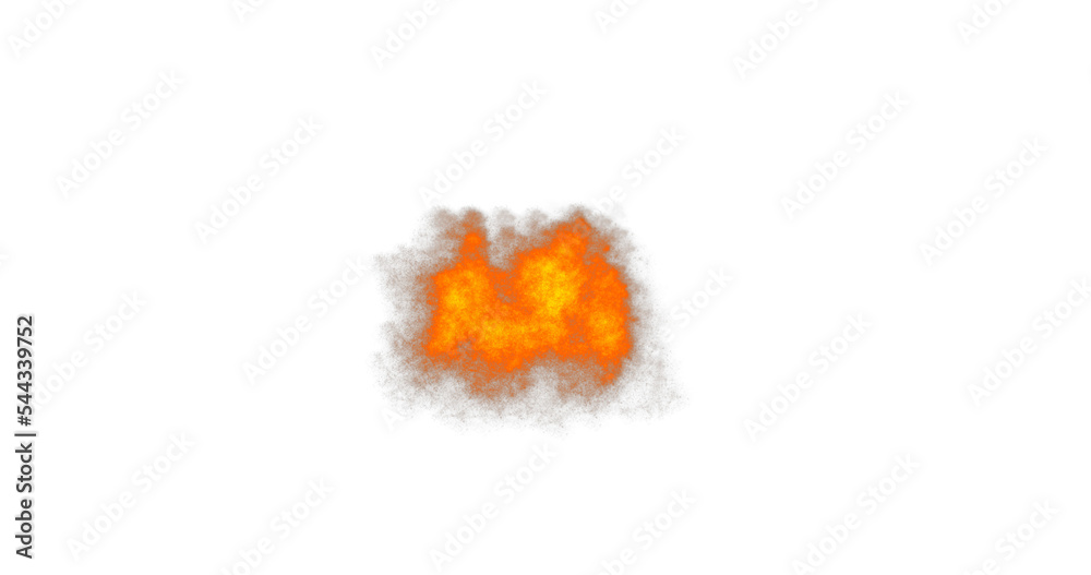 fire flame explosion for intro, design elements, flames and sparks ...