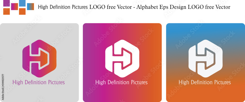 High Definition Pictures LOGO free Vector - Alphabet Eps Design LOGO ...