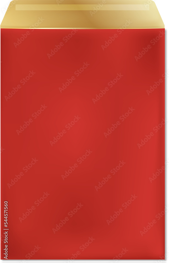 Red manila envelope Stock Illustration | Adobe Stock