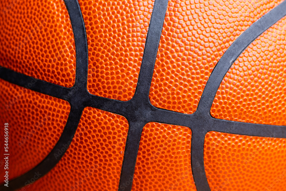 Orange basketball texture skin close up Stock Photo | Adobe Stock