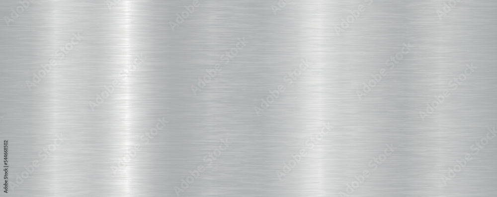 Seamless brushed metal texture. Vector steel background with scratches ...