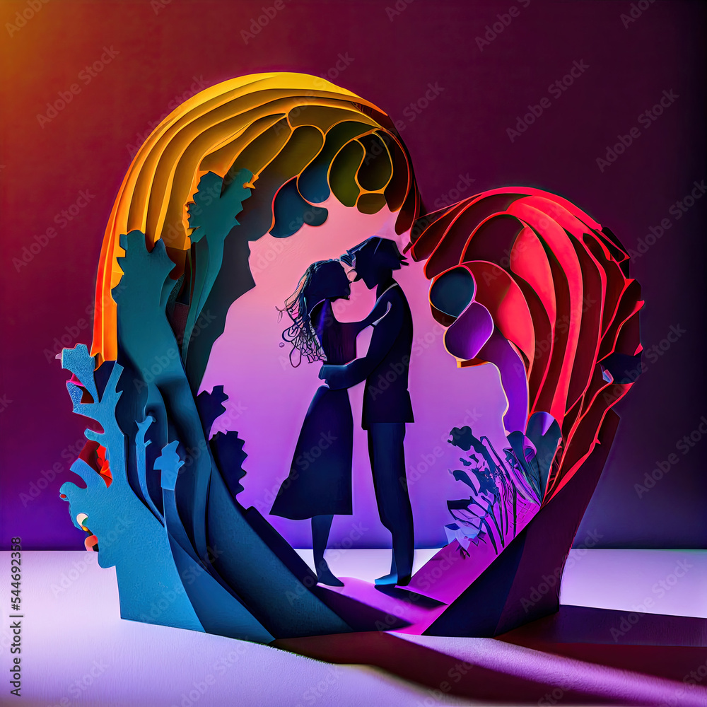 Scherenschnitt Papercut Papercraft Papierkunst Papiermotive 3D AI ...