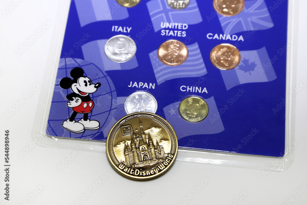 Destination Epcot International Coins. Walt Disney World. Epcot Park ...