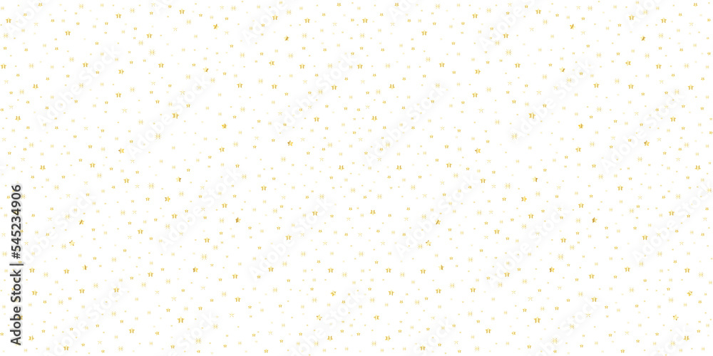 Gold star pattern on transparent background. Starry seamless pattern ...