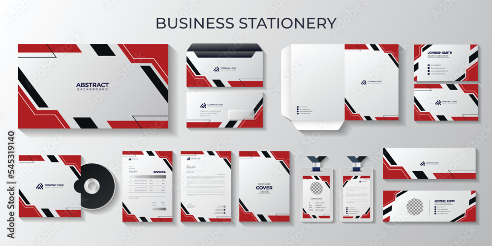Business stationery and identity, branding, Presentation Folder ...