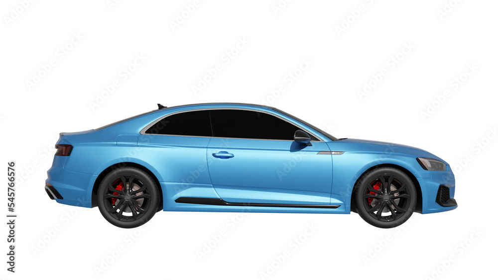 side view of light blue car isolated on white, AUDI RS5 png transparent ...