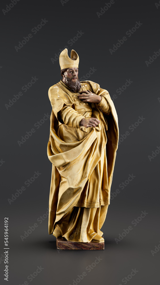 Rzezba of Aaron the High Priest, Sculpture of a Jewish priest. wooden ...