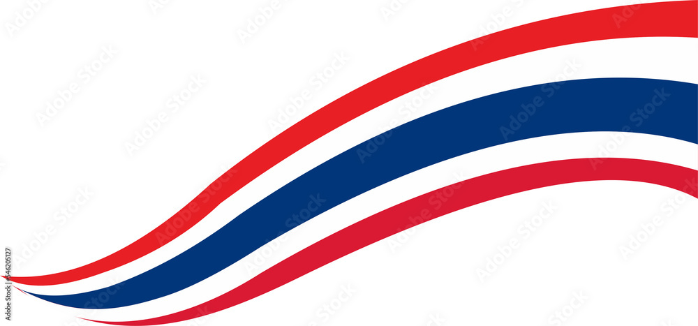 Thailand flag line art PNG Stock Illustration | Adobe Stock