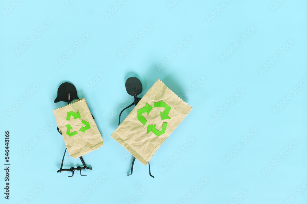 Environment friendly, sustainable and ecological shopping or ...