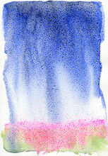 Abstract Rain Watercolor Art Free Stock Photo - Public Domain Pictures