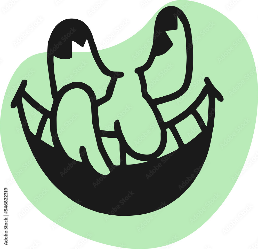 Стокова ілюстрація Smiley face retro emoji. Faces of cartoon characters ...