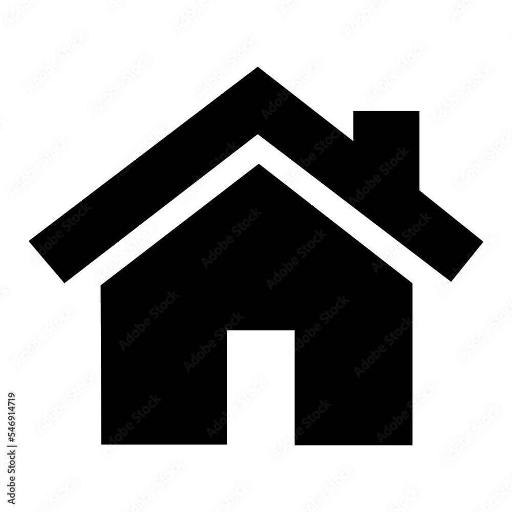HOUSE ICON, HOME PICTOGRAM ISOLATED Stock Illustration | Adobe Stock