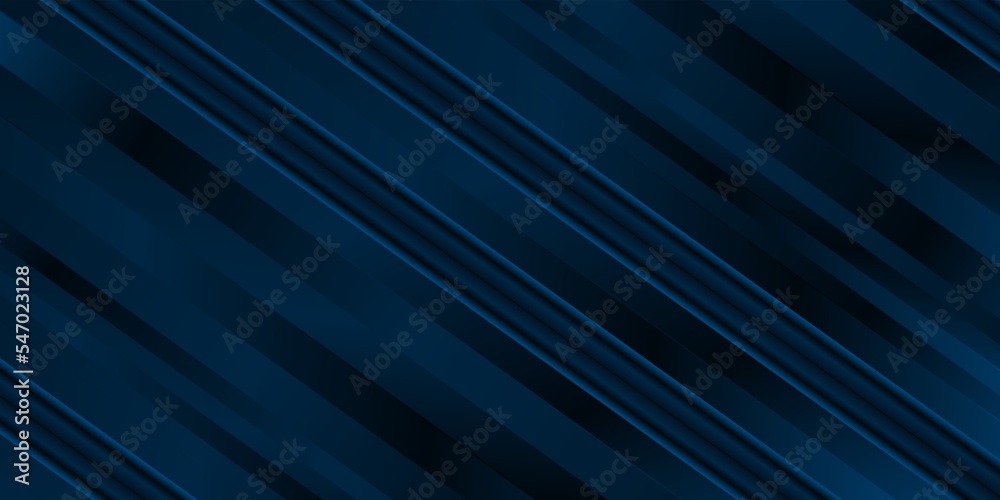 Abstract deep blue background curve and overlap layer with basic simply ...