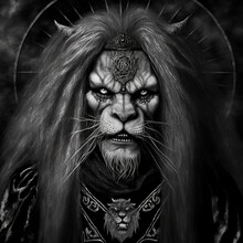 The Lion Musician A401 Free Stock Photo - Public Domain Pictures