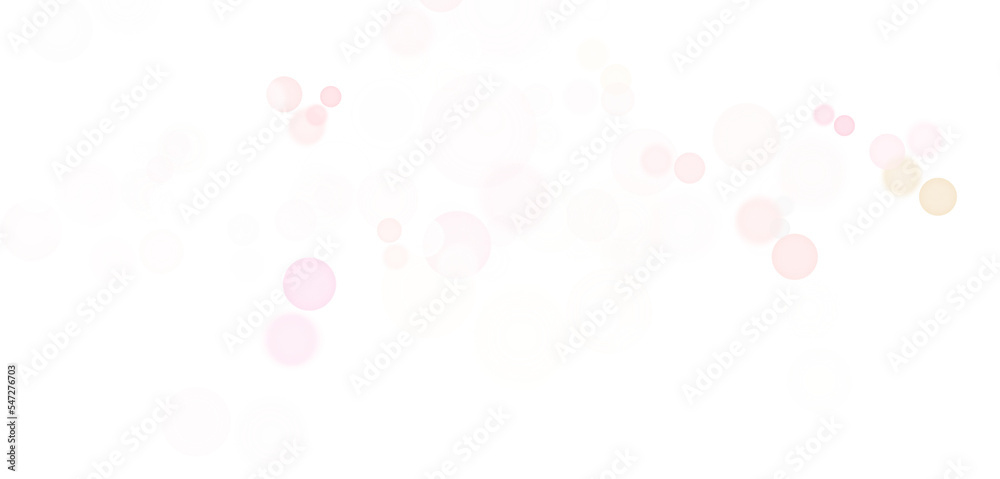 Abstract multicolor shining bokeh isolated on transparent background ...