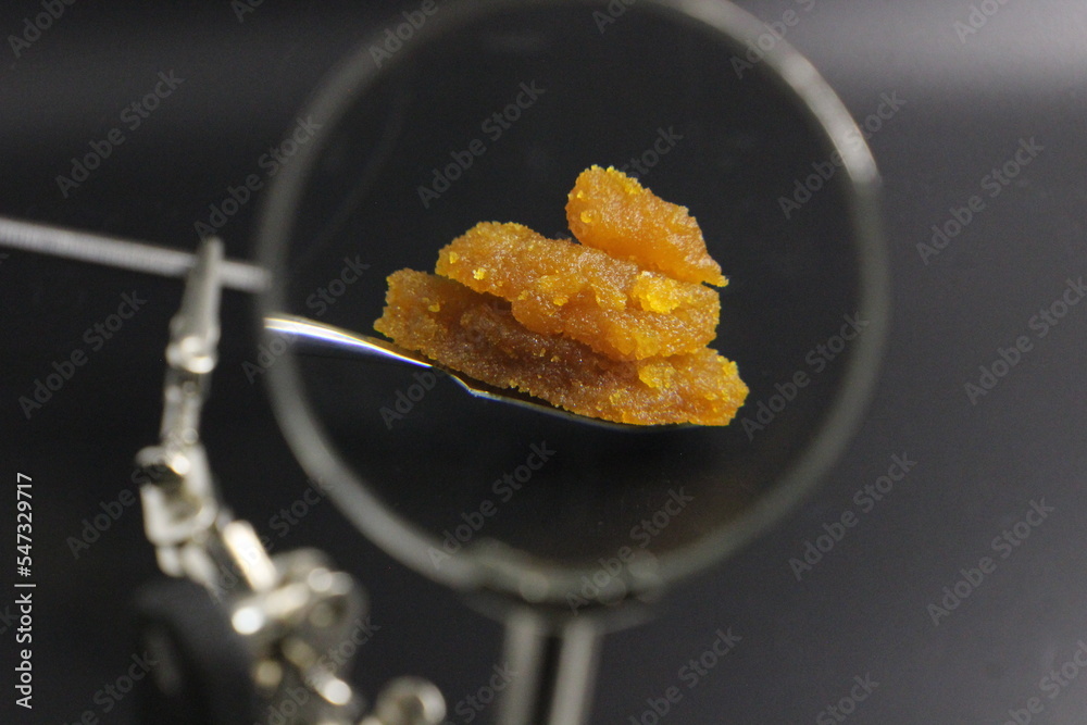 Cannabis Live Resin extract Stock Photo | Adobe Stock