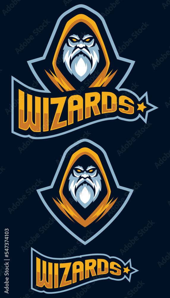 Wizard Team Mascot Stock Vector | Adobe Stock