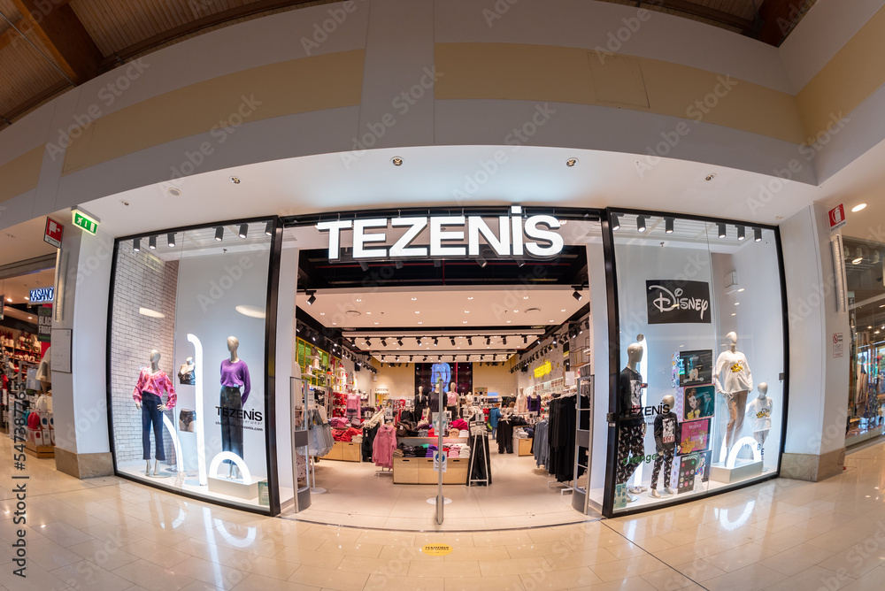 Cuneo, Italy - November 18, 2022: Tezenis Underwear fashion boutique at ...
