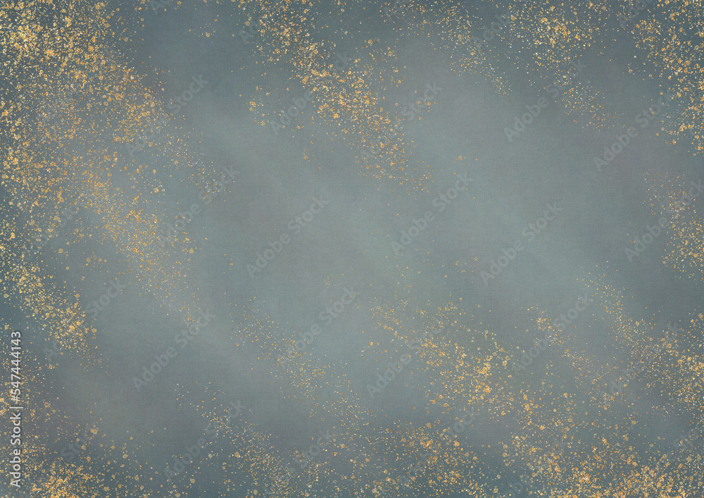 Abstract background. Blue green dusty color with cloth texture and ...