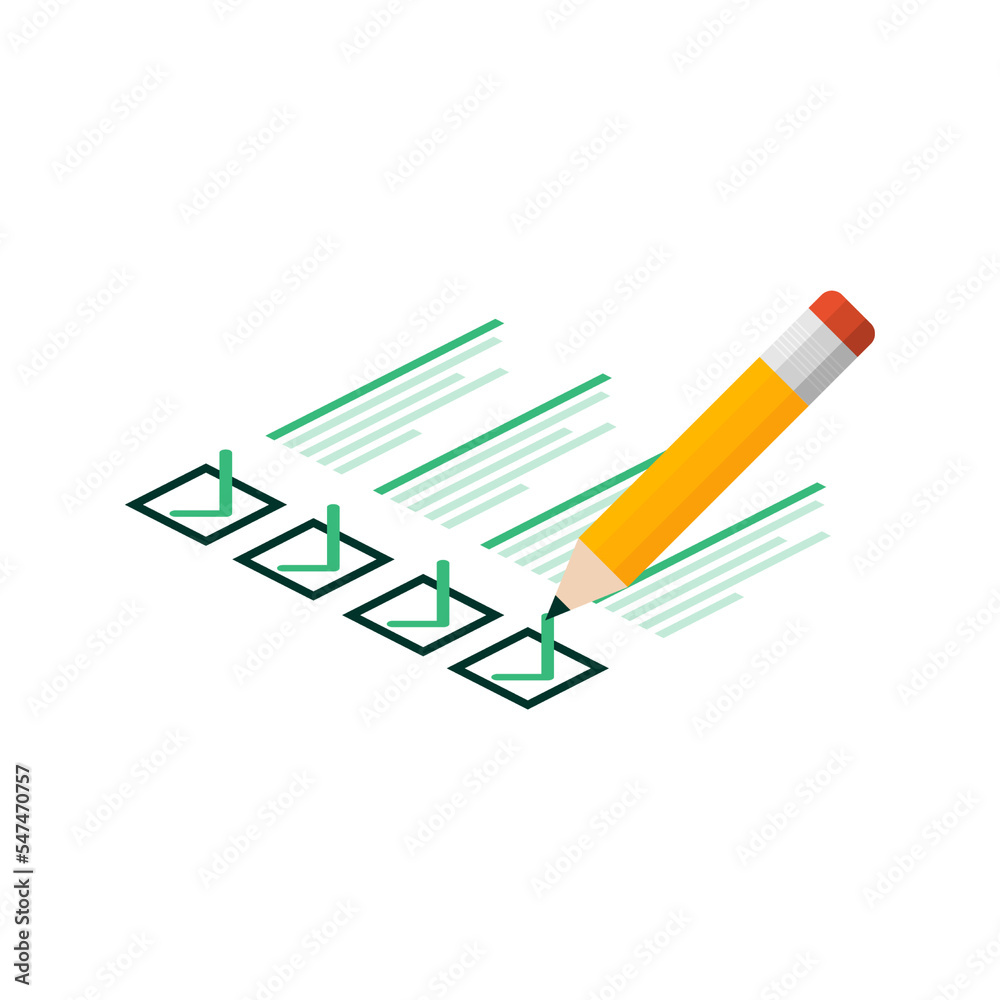 Check List tablet on white background. Ok sign. Vector illustration ...