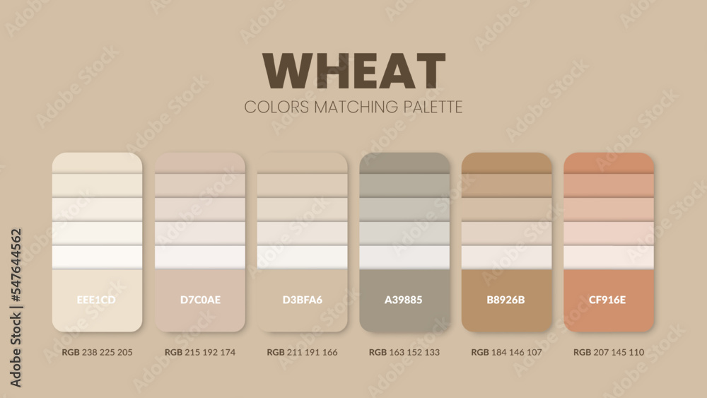 Vector de Stock Color palette in a Passion colour themed collections ...