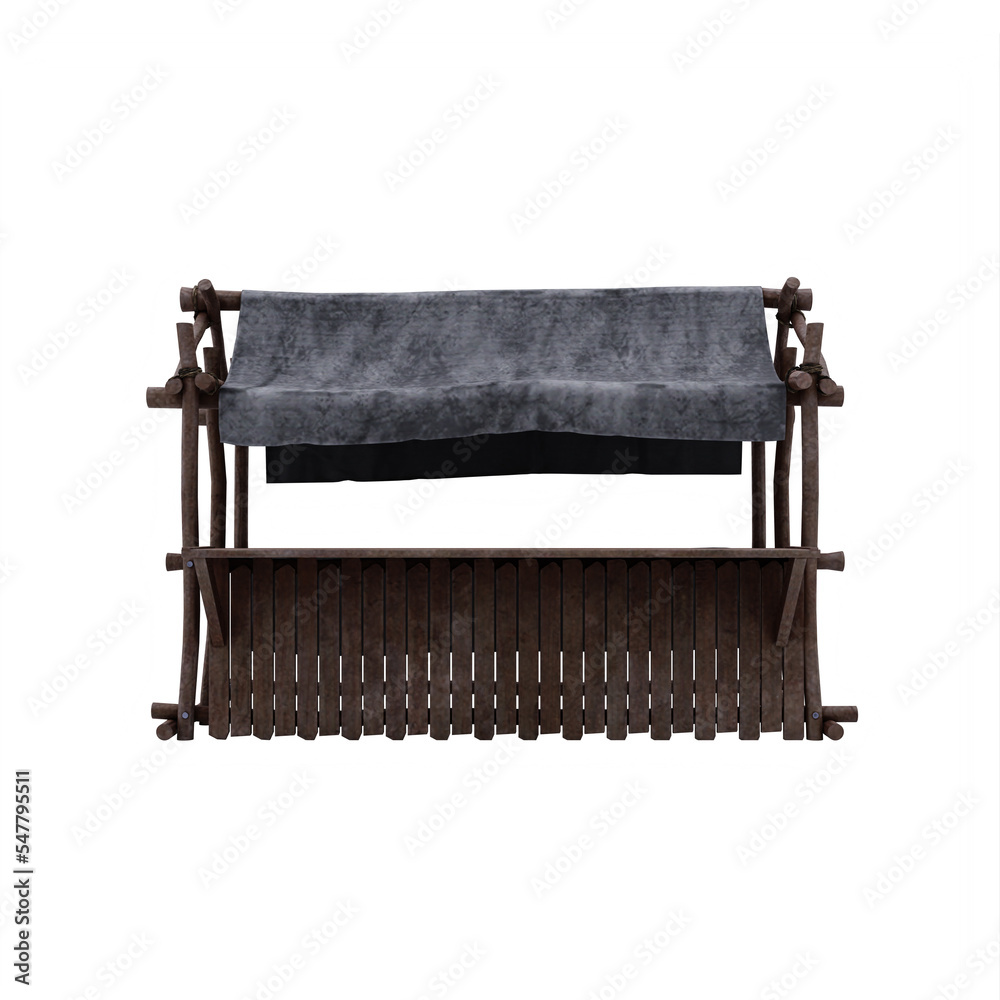 Medieval Stall Stock Illustration | Adobe Stock