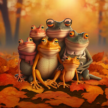 Funny Frog Family Free Stock Photo - Public Domain Pictures