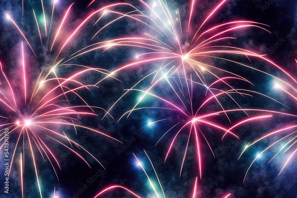 Fireworks in Night Sky Seamless Texture Pattern Tiled Repeatable ...