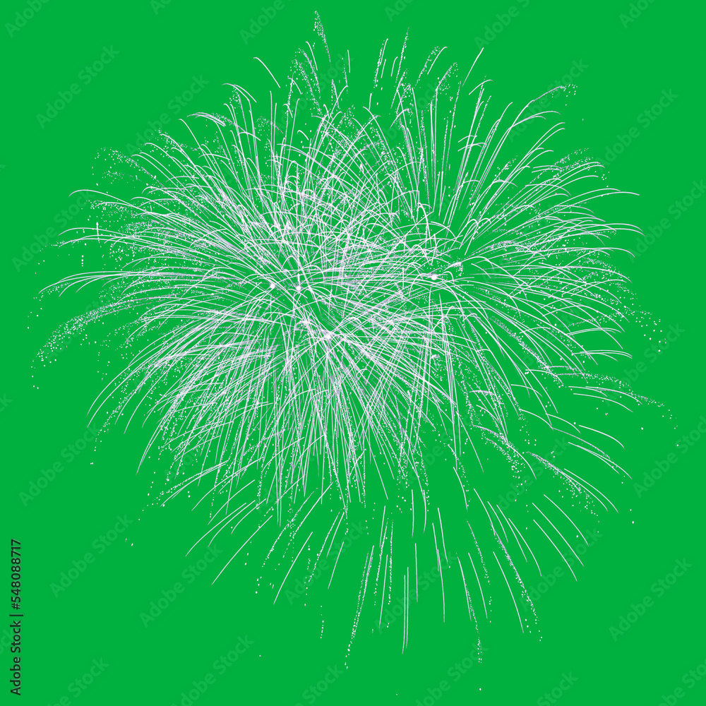 fire works isolated green screen chroma Stock Photo | Adobe Stock
