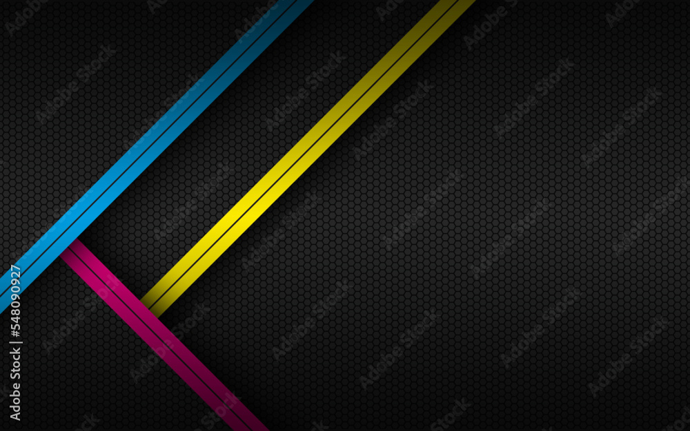 Vector de Stock Dark cmyk abstract print background. Metal wallpaper ...