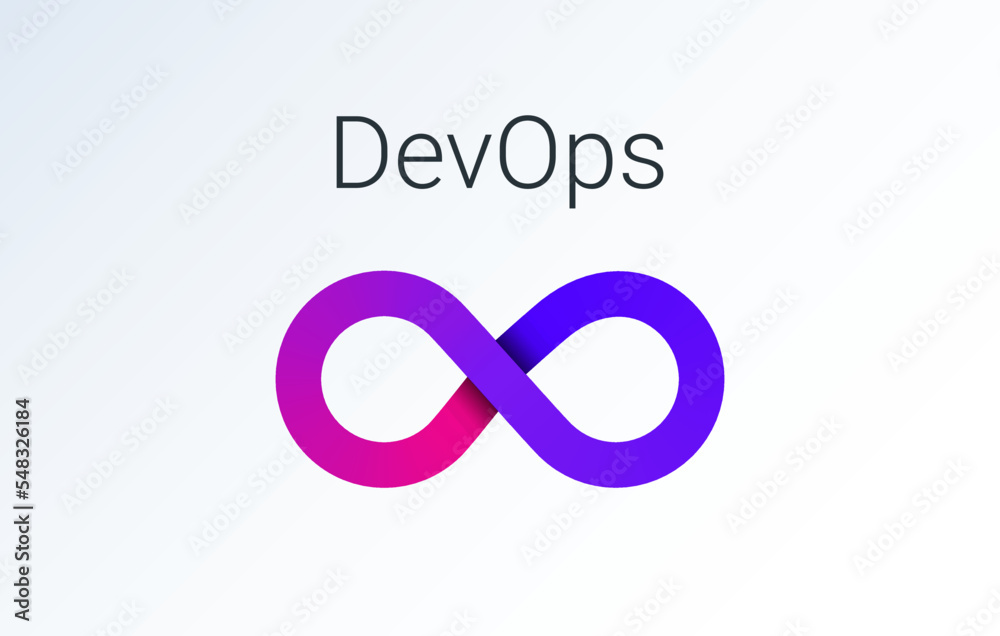 Vetor DevOps icon. software development - Dev and IT operations - Ops . loop eight logo for ...