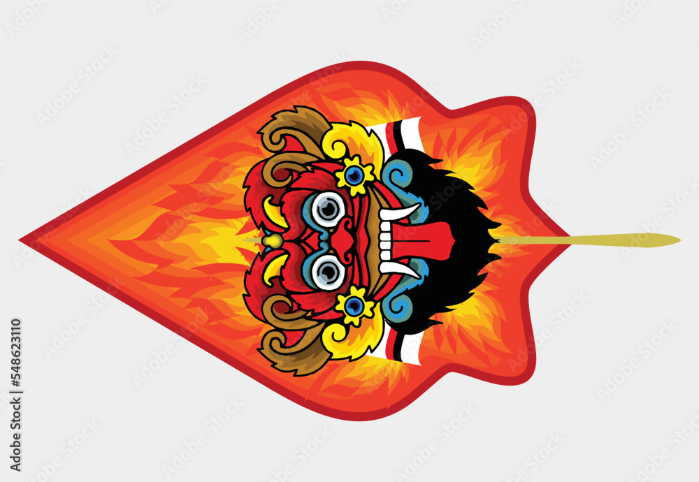 Gunungan Wayang Kulit or the Tree of Life wayang from Indonesia with ...