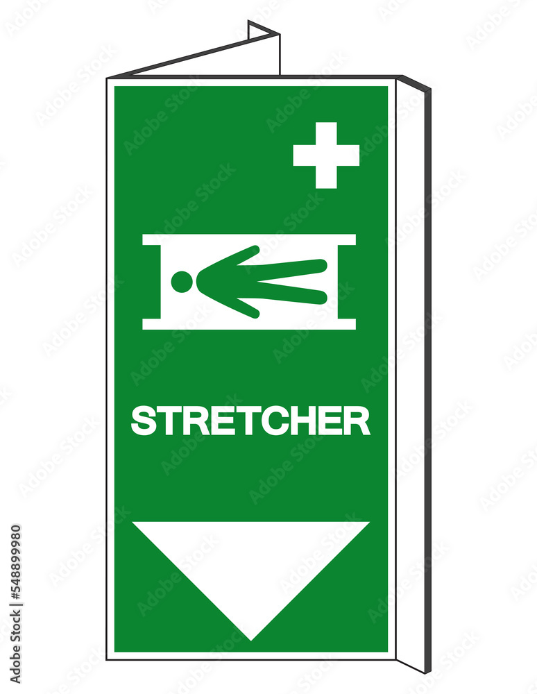 Stretcher Symbol Sign, Vector Illustration, Isolate On White Background ...