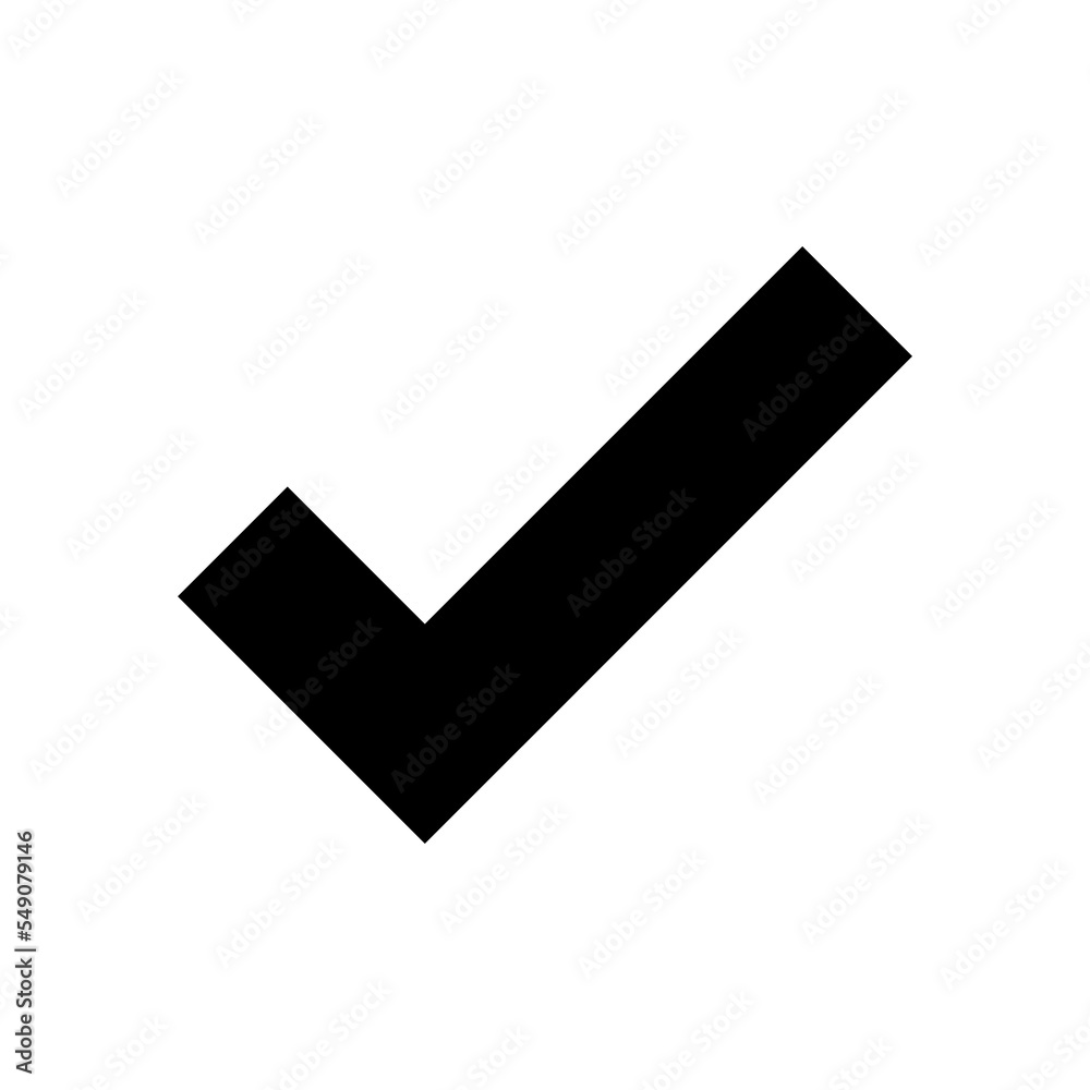 Check Mark icon Check list button Vector illustration for website ...