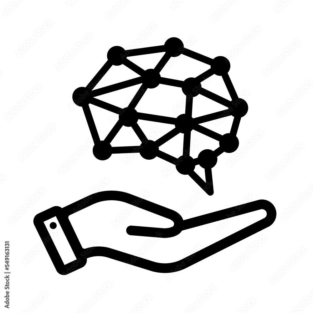 AI ( artificial intelligence) / innovation technology icon / png ...