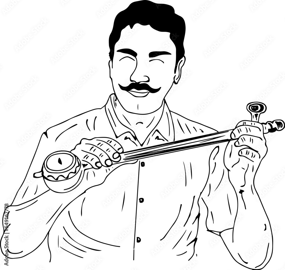 Image vectorielle Stock Punjabi music logo, Punjabi music monogram and ...