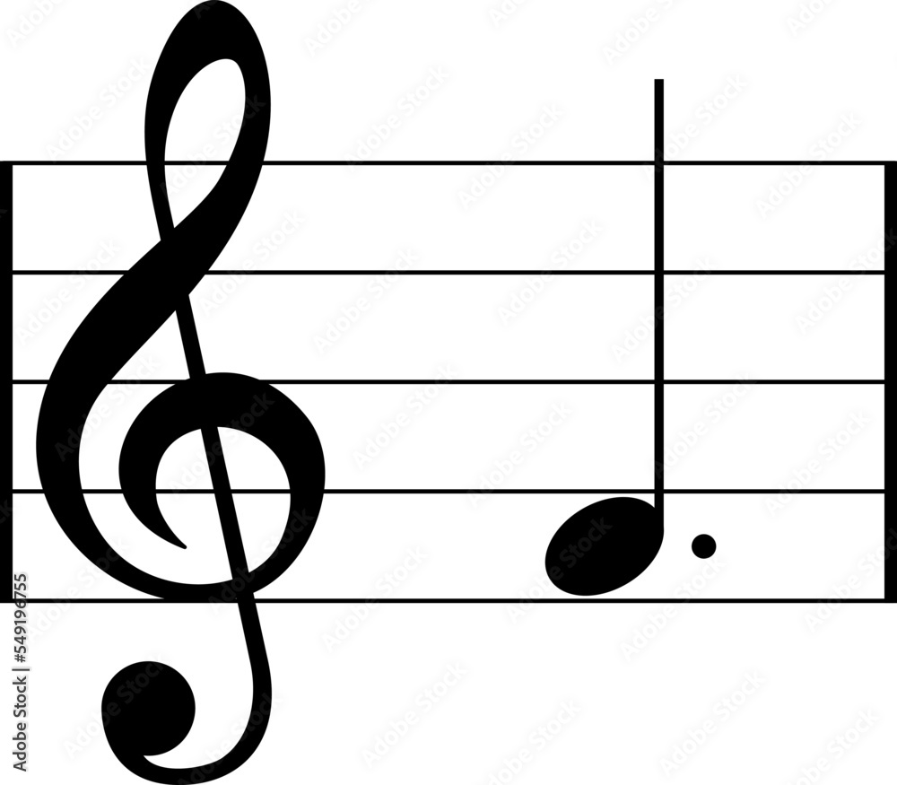 Musical Notes, Keys, Pauses and other symbols in the vector. A complete ...