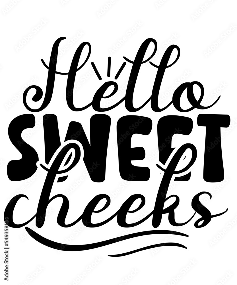 Hello sweet cheeks, Bathroom Quote, Restroom svg, Potty Dance svg ...