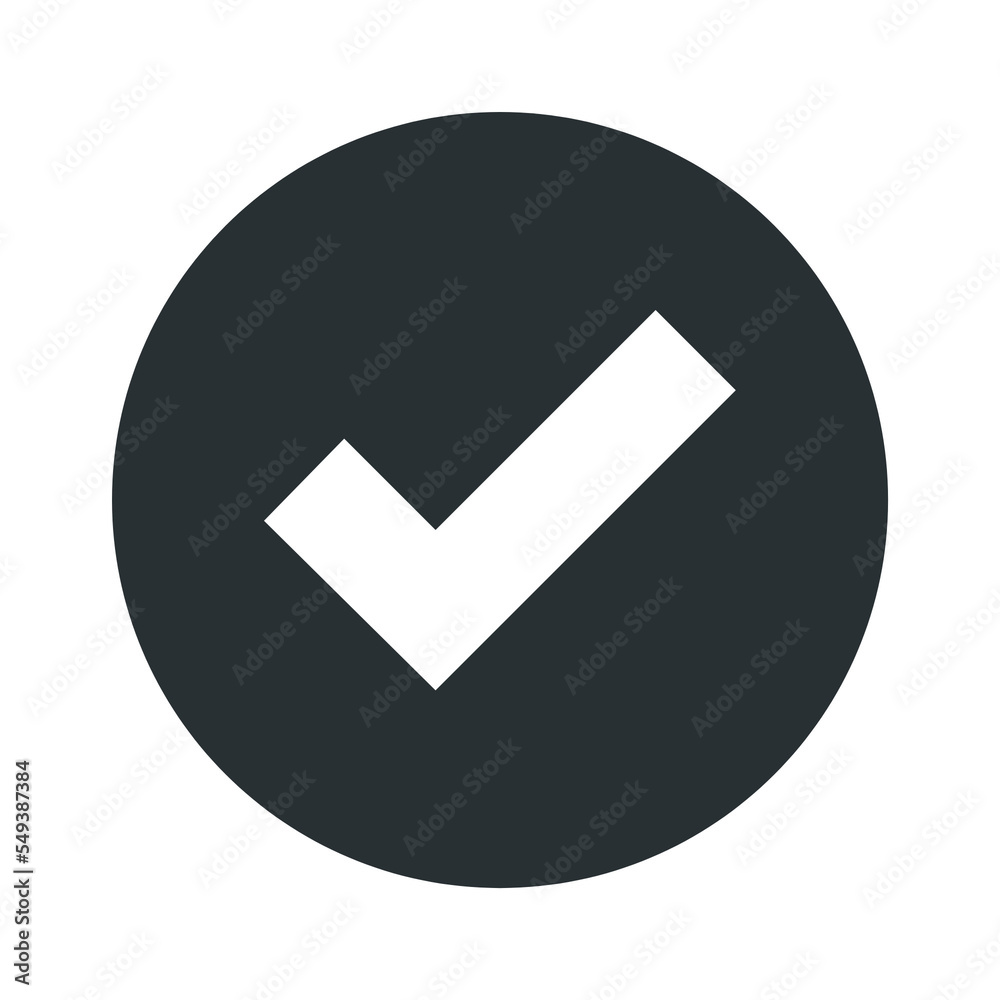 Check mark icon Transparent png Stock Illustration | Adobe Stock