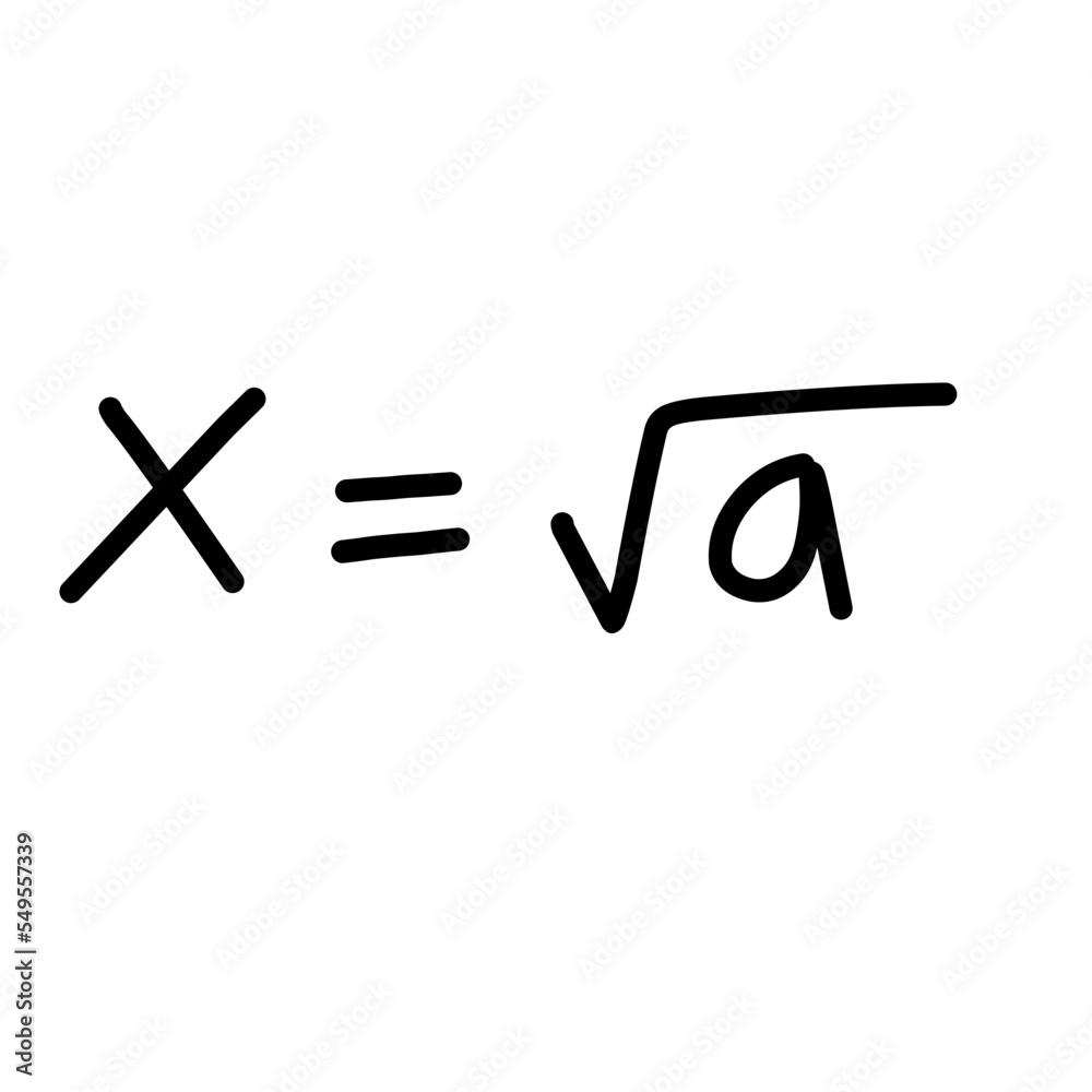 doodle math formulas Stock Vector | Adobe Stock