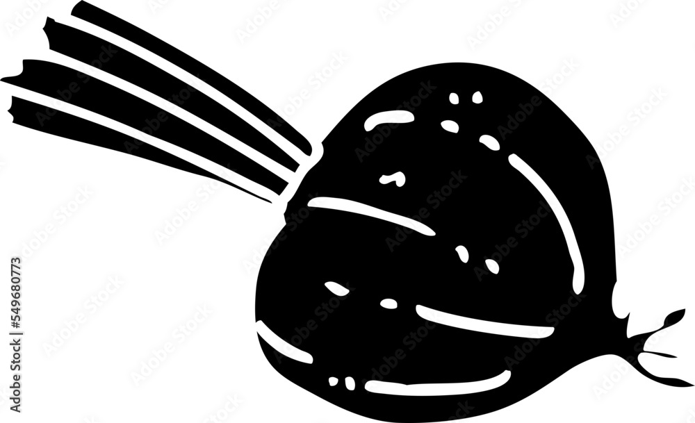 outline cartoon fresh beet Stock Vector | Adobe Stock