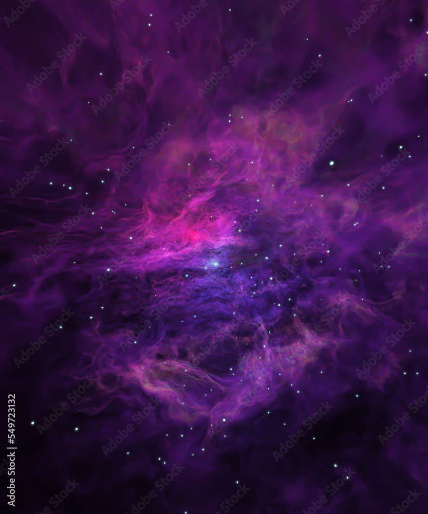 starry night sky purple space background Stock Photo | Adobe Stock