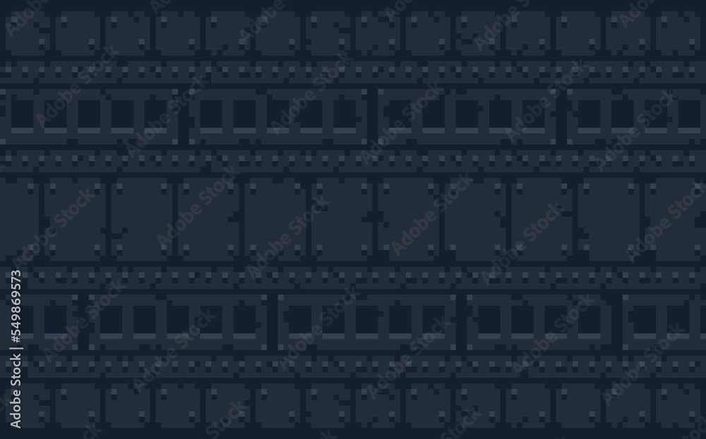 Stock-Illustration „2D Steel Wall Texture - Assets for Game - Pixel art ...