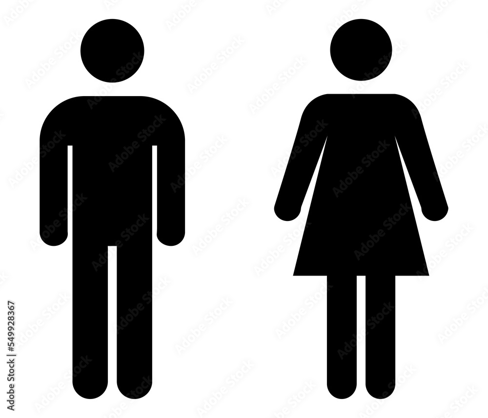 Male and female sign png. Bathroom, restroom, toilet, WC male female ...